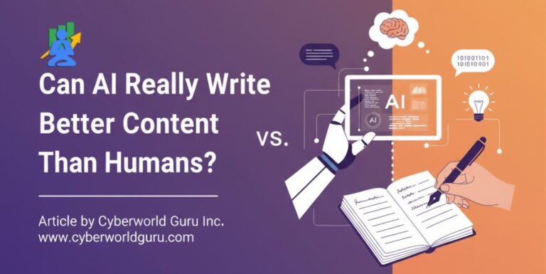 Can AI Really Write Better Content Than Humans? – Cyberworld Guru Inc ...